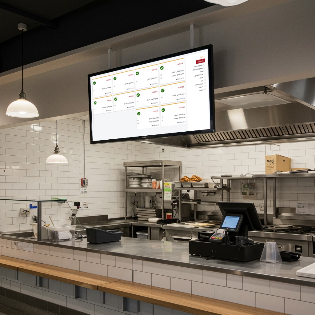 Kitchen Display Screen in Cashier Systems